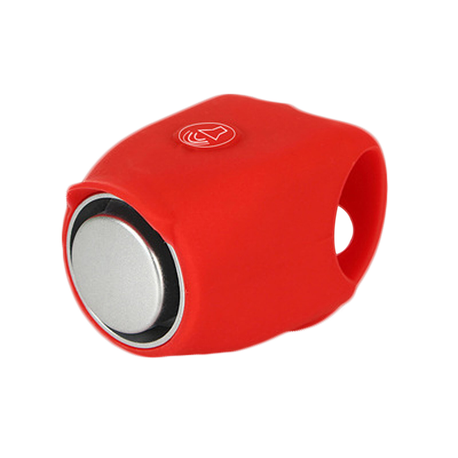 Колокольчик для велосипеда электронный гудок для велосипеда 120дБ водонепроницаемый колокольчик для велосипеда силиконовый электронный колокольчик для велосипеда аксессуары для велосипеда, Цвет: Красный, Фиолетовый, Зеленый, Синий, Черный (Выбор), Размер