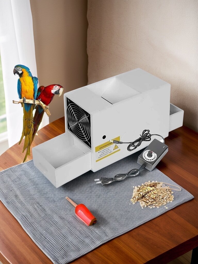 Сепаратор зерна из нержавеющей стали с регулируемым вентилятором