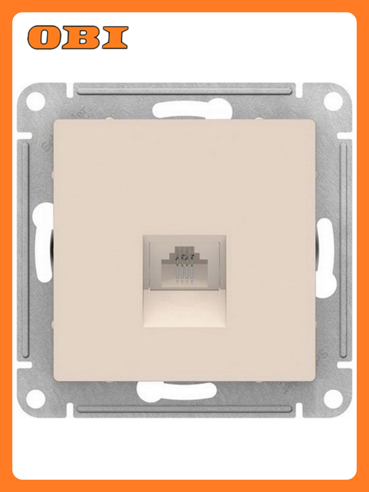 Розетка Schneider Electric AtlasDesign ATN000283, бежевая, классический стиль