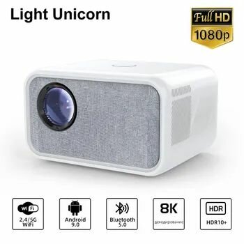 Light Unicorn Проектор Light Unicorn X9, 1LCD, белый