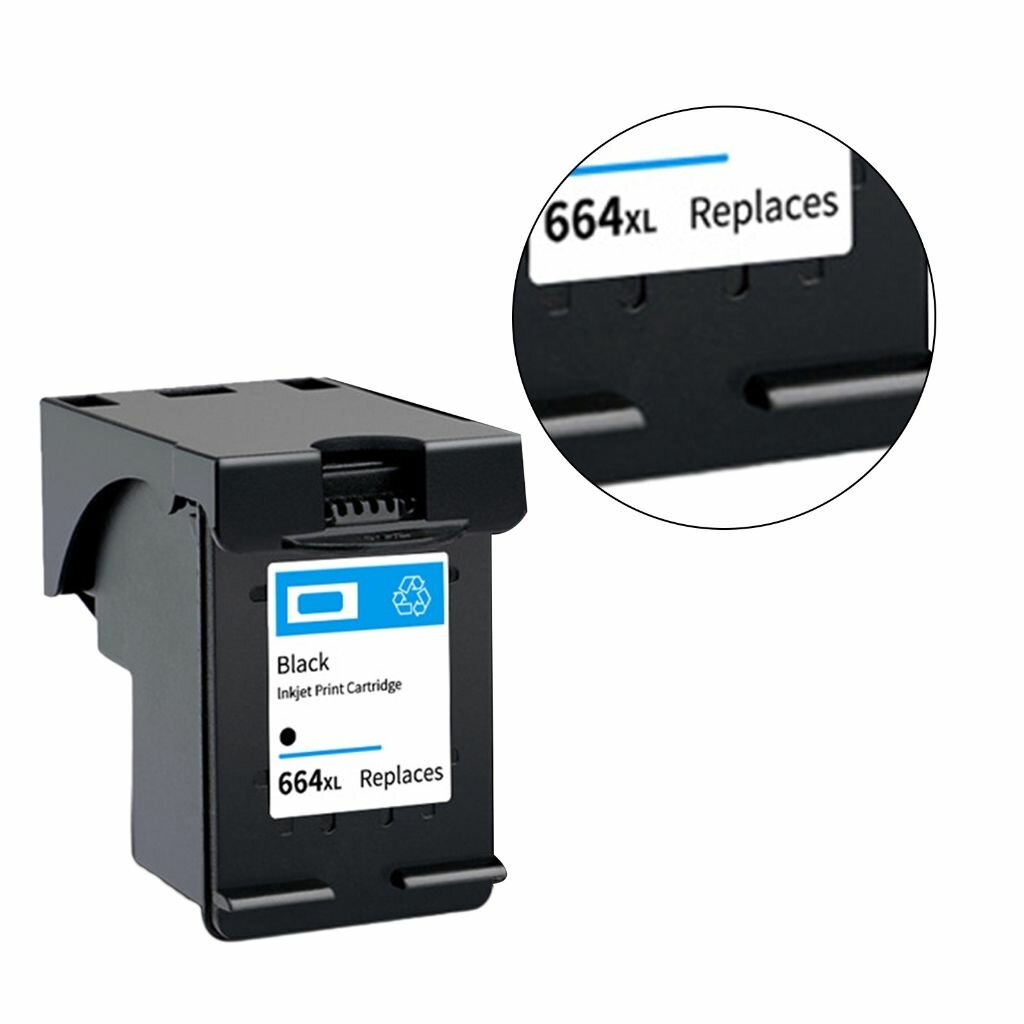 Подходит для картриджа HP HP664 с чернилами (жидкими)-черный