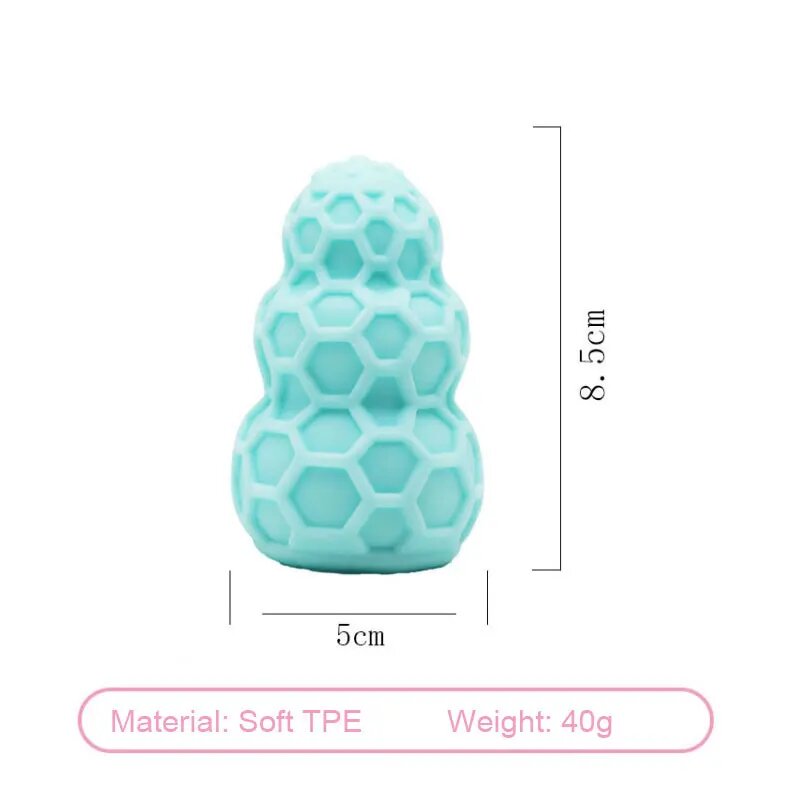 Секс-игрушка для мужчин, чашка, Soft TPE, 40g, 5cm, 8.5cm, Color: A