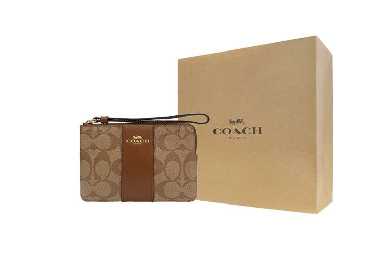 Комплект сумок Клатч женский COACH Corner Zip Monogram