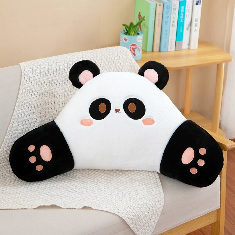 Панда поясничная подушка кукла милый кремовый стиль диван гостиная прикроватная тумбочка эркер спинка подушка офисная