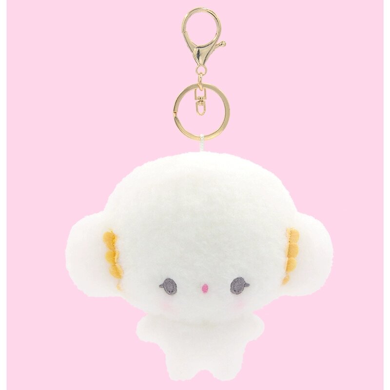 Плюшевая игрушка-подвеска Sanrio Wheat Flour Elf White Wheat Cloud, кукла для автомобиля, кукла для дивана в гостиной