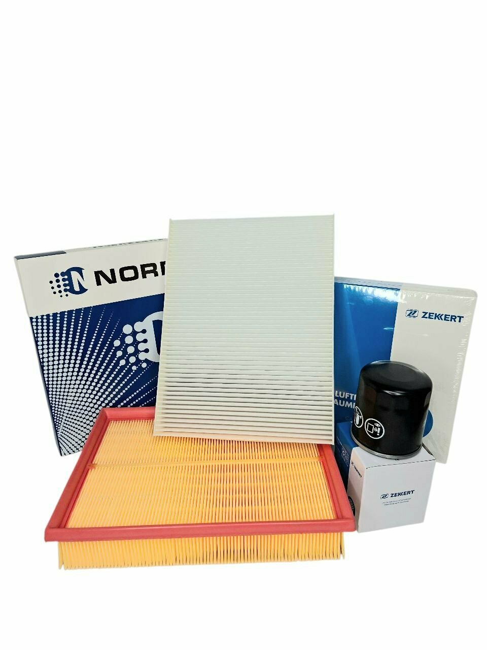 Фильтр воздушный + салонный + масляный комплект для Джейку Джи 7 (Jaecoo J7) ZEKKERT