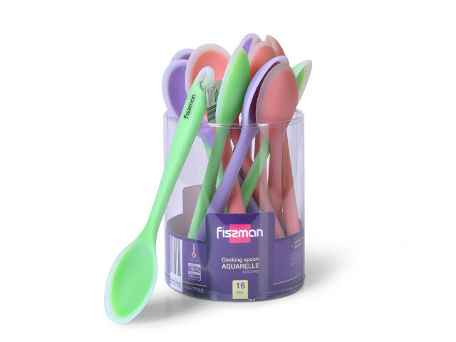 7742 FISSMAN Сервировочная ложка AQUARELLE 27см (силикон)