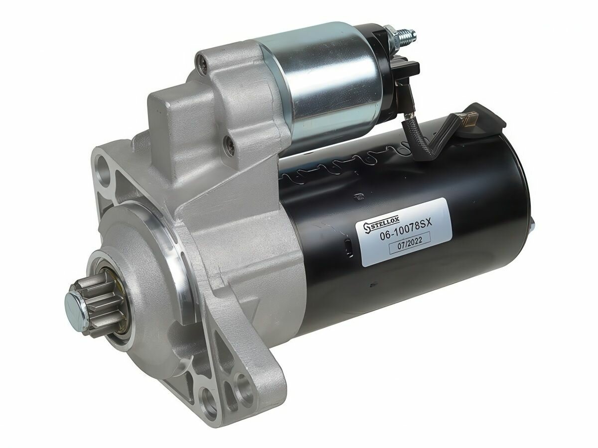 Стартер 12V 1.8KW для Шкода Октавия 1, Фольксваген Гольф 2, Поло, Классик 3, Пассат B3 B4 06-10078-SX STELLOX