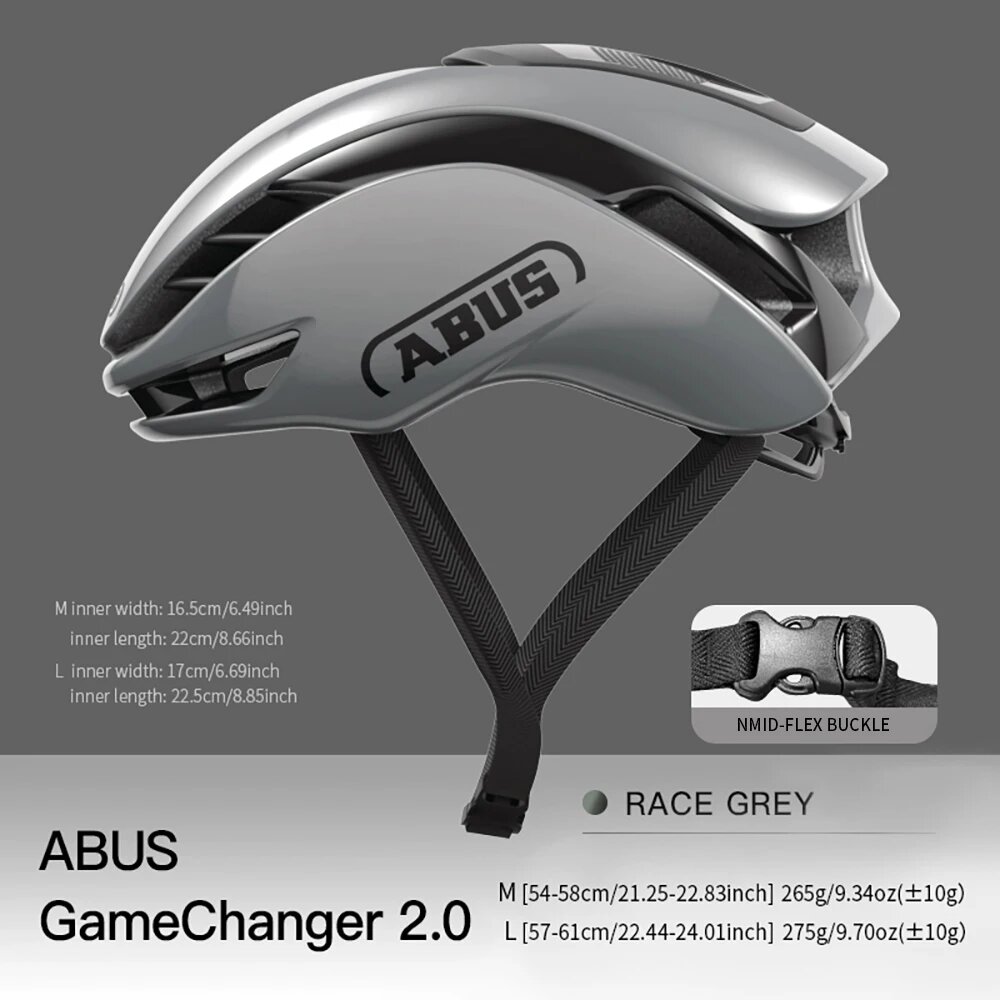 Немецкий велосипедный шлем ABUS Gamechanger Tour de France, версия дорожного велосипеда, аэродинамический шлем, велосипедное оборудование