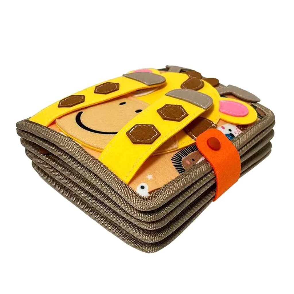 Детская развивающая книжка с мультяшными рисунками, на разные темы, для развития интеллекта малыша. Развивающая игрушка.