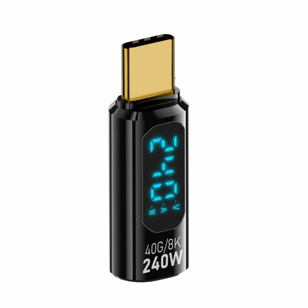 Светодиодные мониторы с адаптером USB C высокой мощностью 240 Вт для быстрой зарядки мобильных устройств