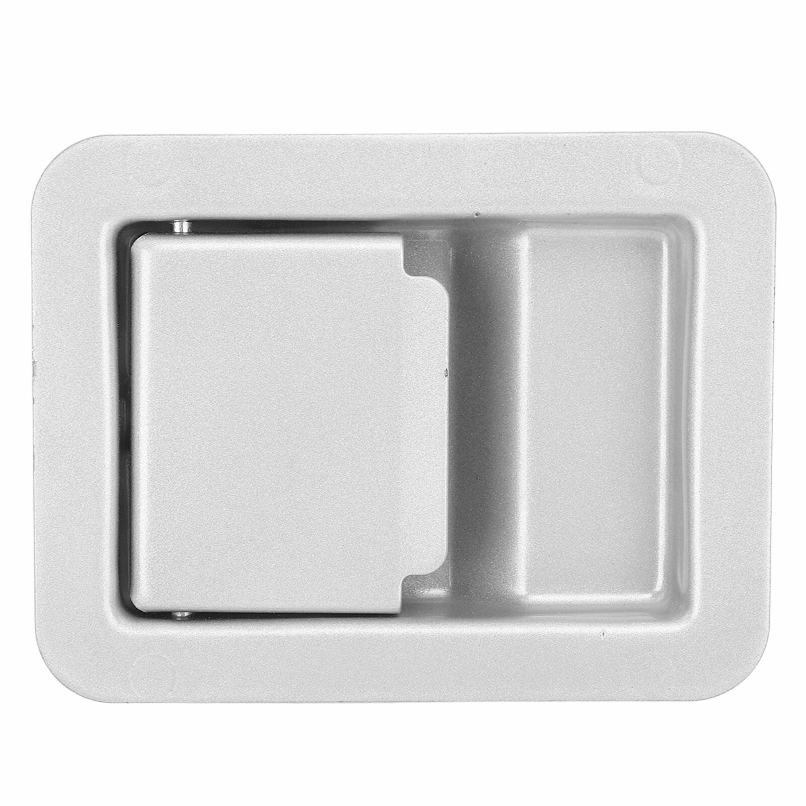 Защелка ручки ящика для инструментов на колесах, 140 х 108 мм, прицеп-кемпер, встроенный дверной замок, ручка ящика для инструментов, серебро