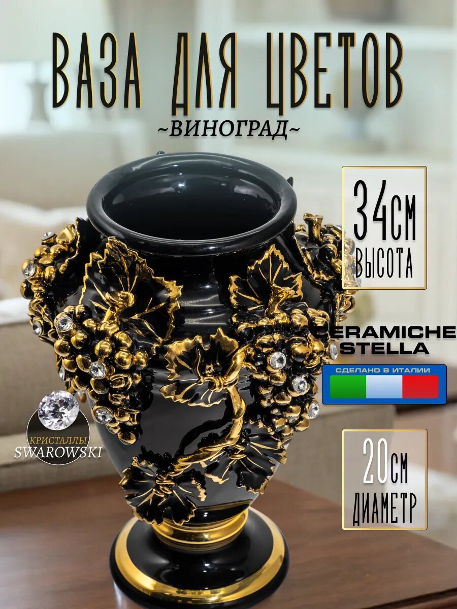 Ваза для цветов Виноград