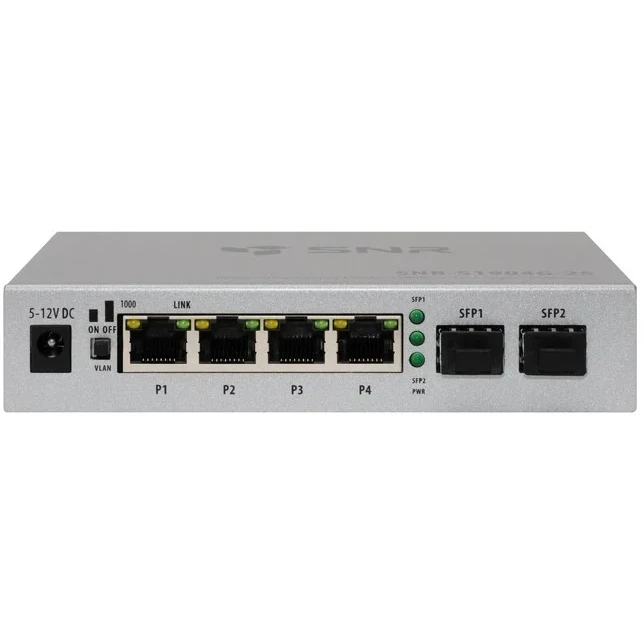 Коммутатор SNR SNR-S1904G-2S неуправляемый