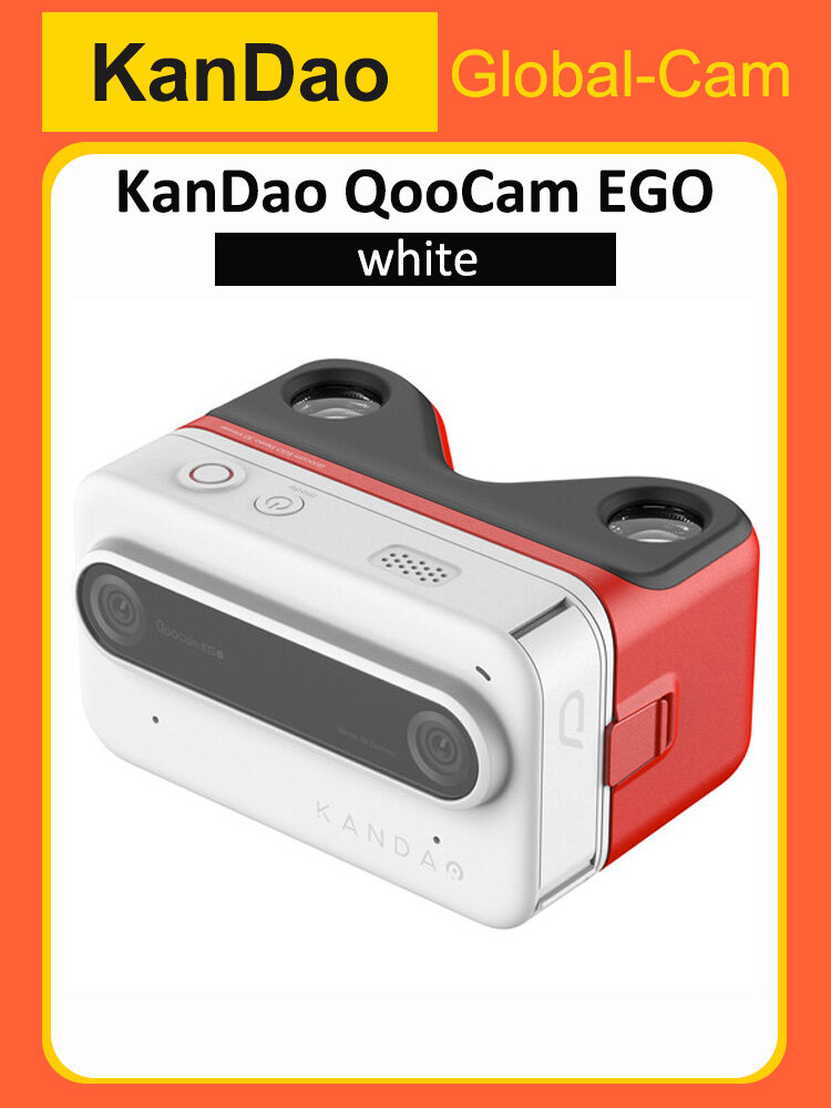 3D-камера Kandao QooCam EGO Совместимо с гарнитурами Pico VR - Белый