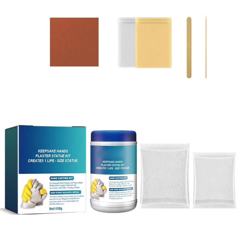 Набор для создания гипсового слепка рук новорожденных