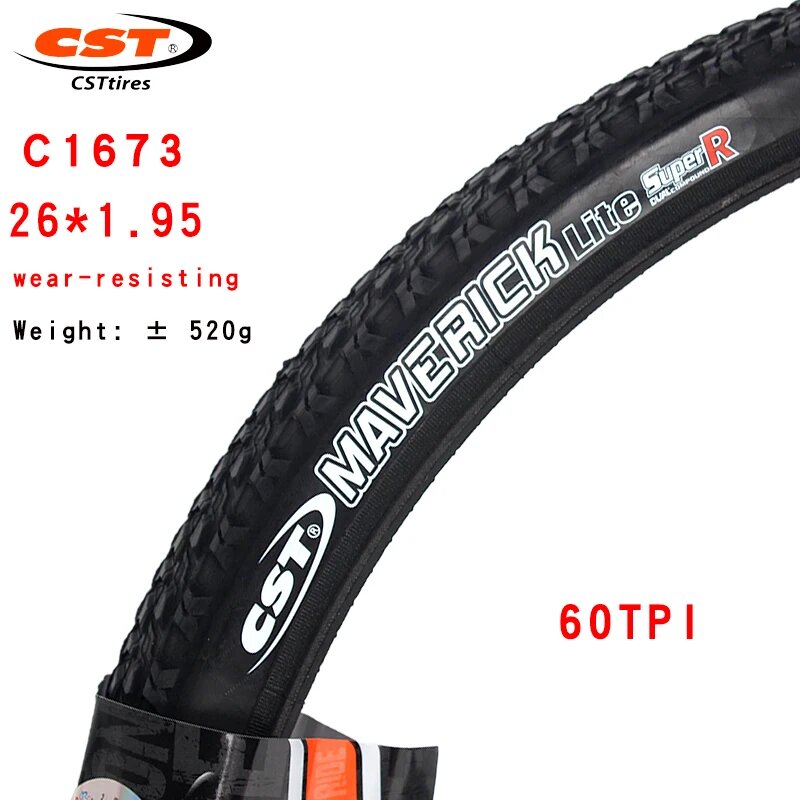 CST шины для горного велосипеда С-1673 26", 27.5", 1.9", 1.95" 26X1.95 WR