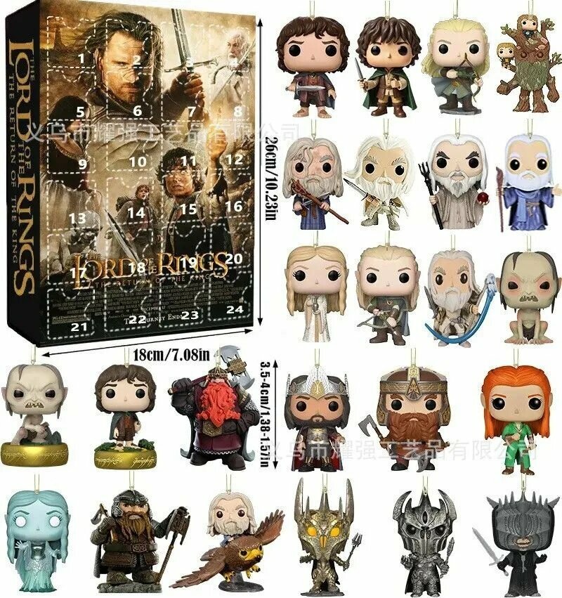 24-дневный рождественский адвент-календарь 2025 года: Властелин колец