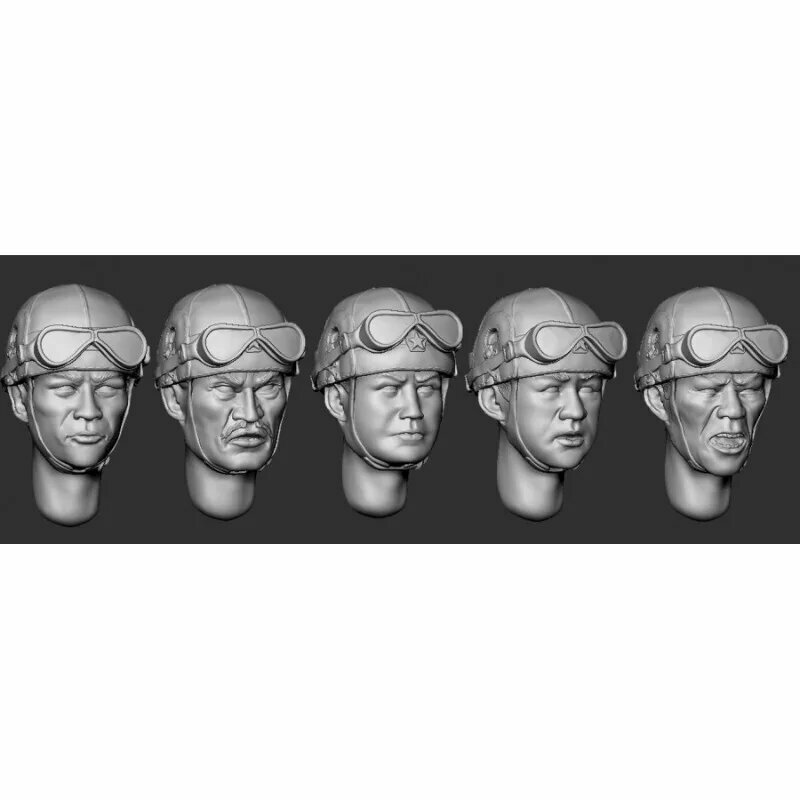 Набор для сборки модели головы солдата LISM 1/35