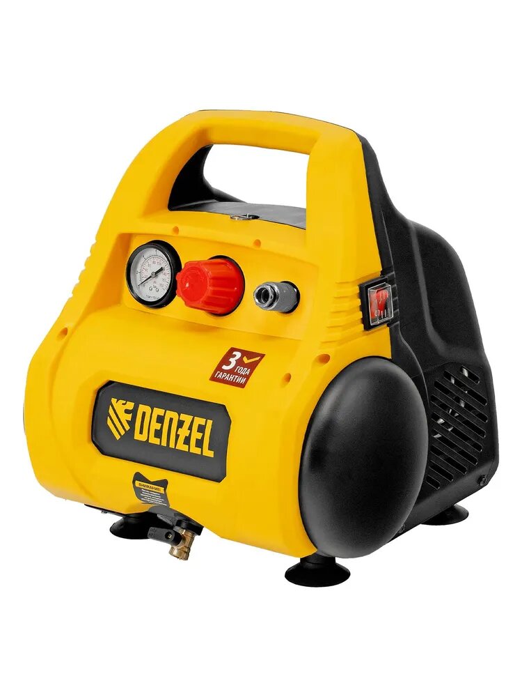 Компрессор поршневой Denzel РС 1/6-180 Yellow