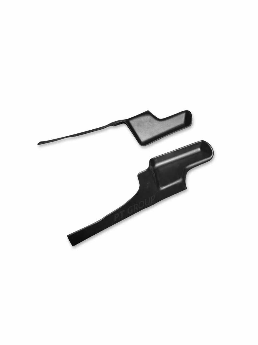 Накладки на ковролин задние (2 шт) (ABS) Рено Каптюр 2016-19