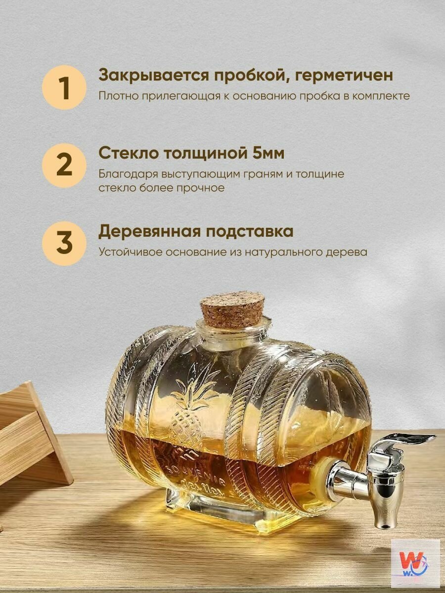 Диспенсер для напитков, 2л — фото 1