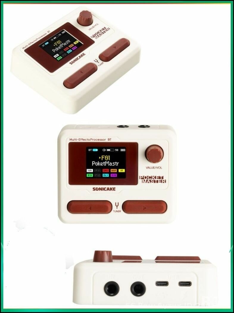 Инновационный процессор Sonicake Pocket Master с эксклюзивной коллекцией из сотни гитарных эффектов