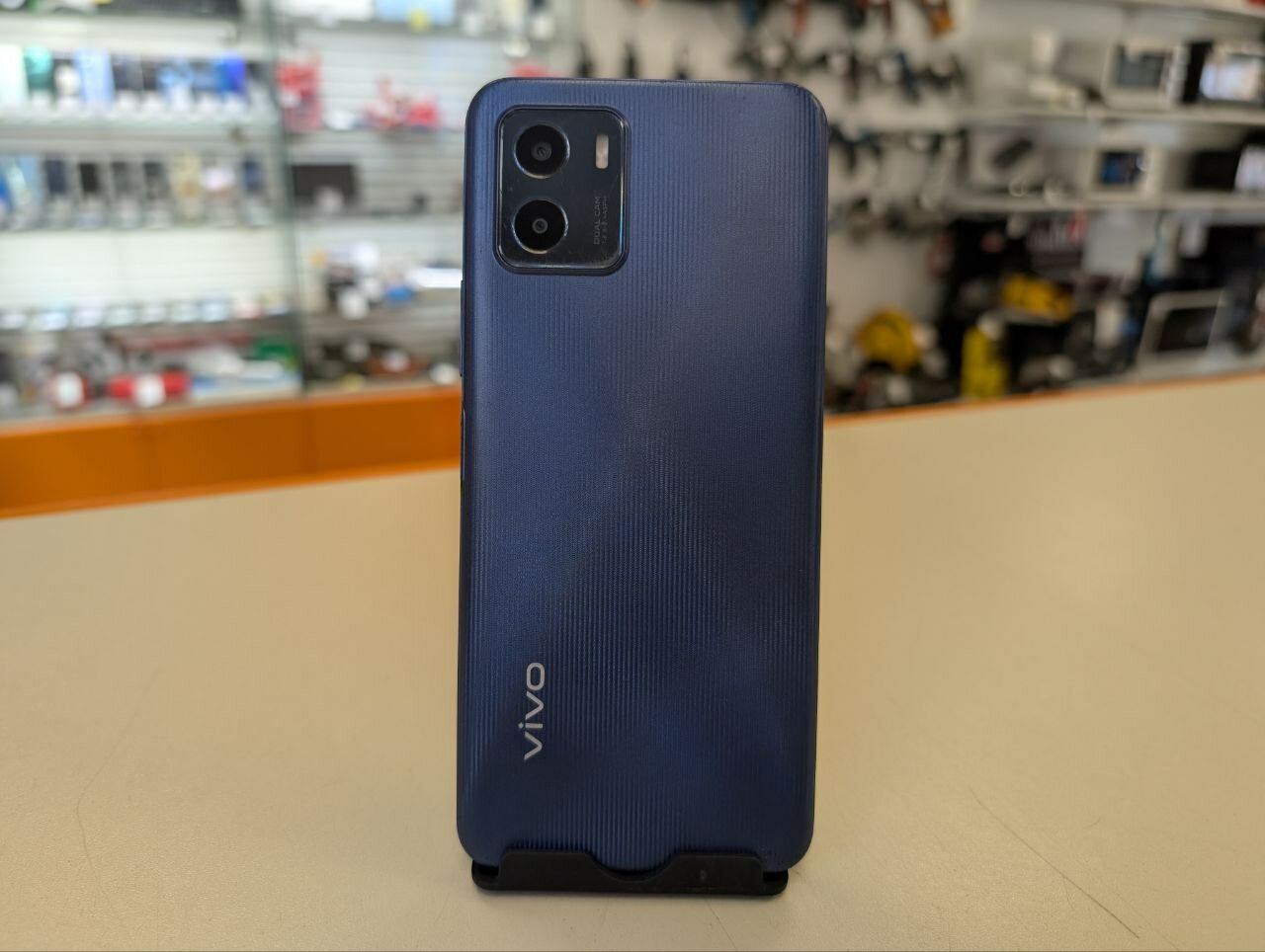 Смартфон vivo Y15s 3/32 ГБ, таинственный синий