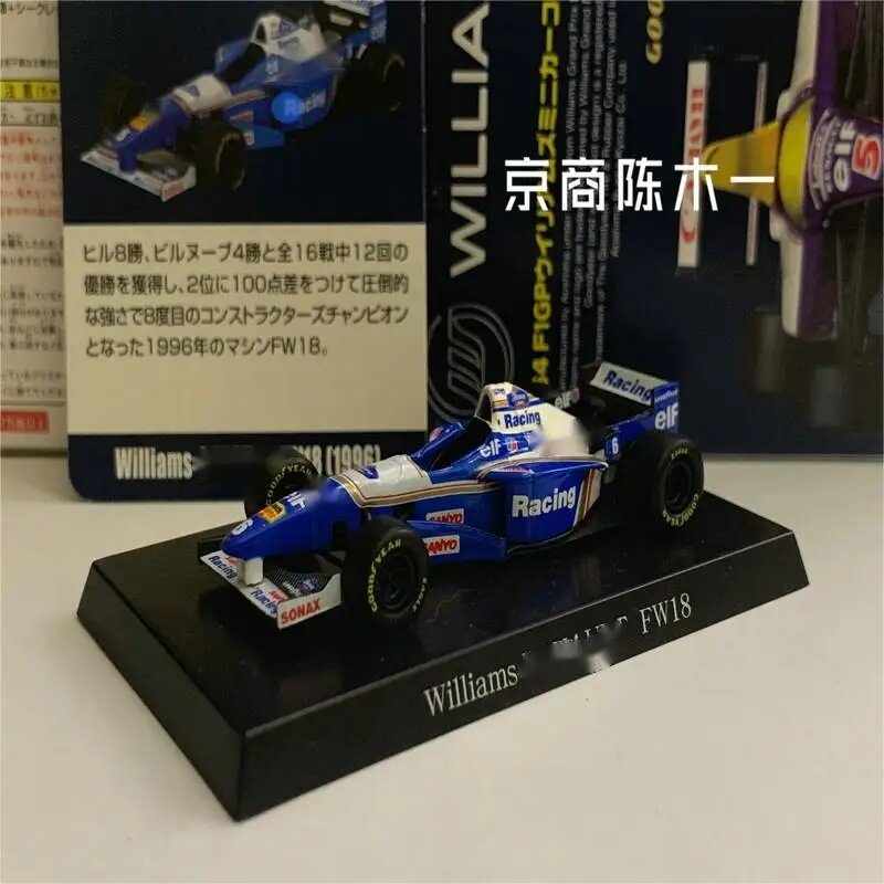 1:64 Aoshima CANON Williams HONDA FW11B FW14B FW15C MONACO GP FW16 FW18 Соберите литой сплав гоночных моделей F1
