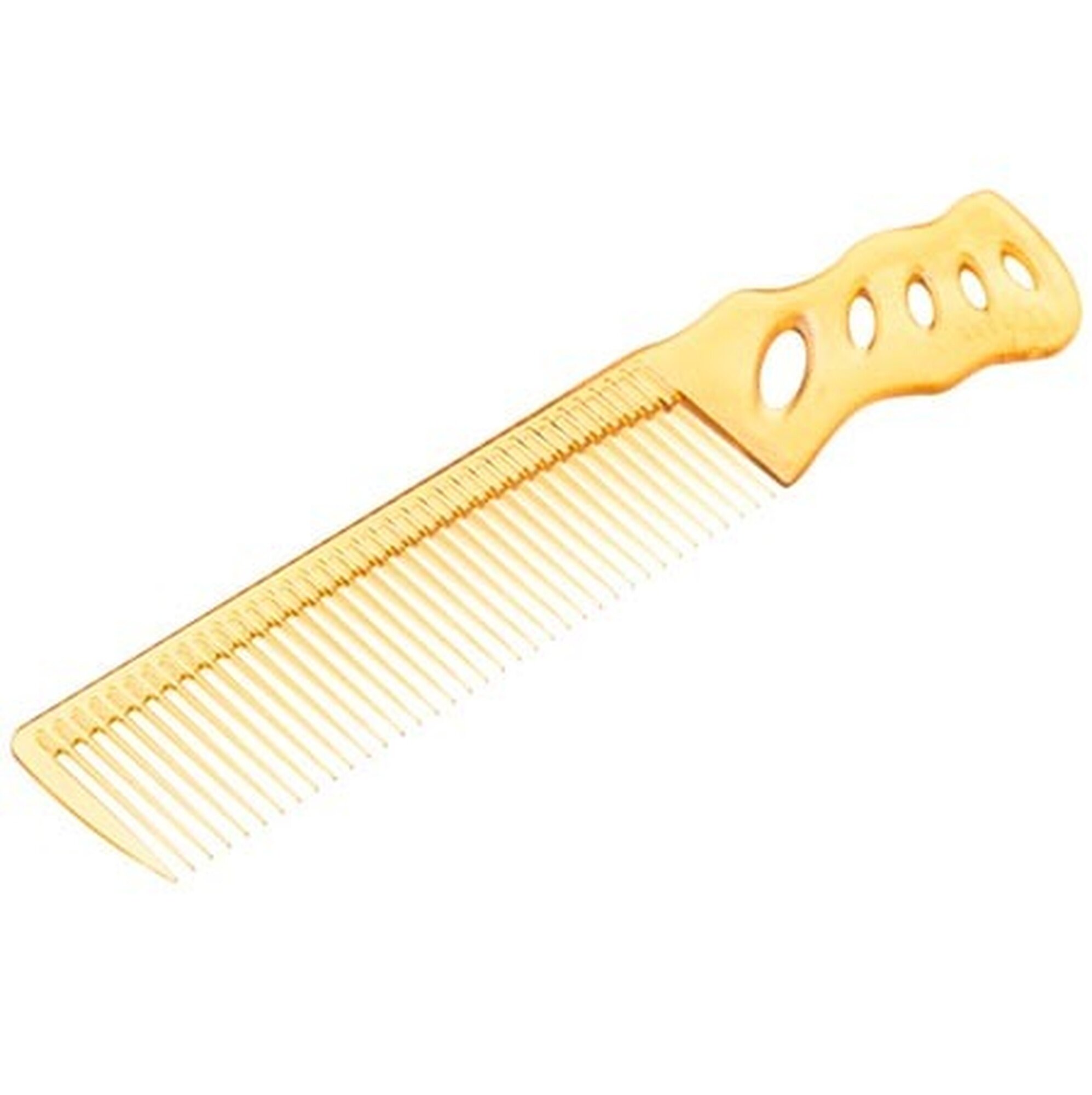 Расческа для диагональной стрижки Y.S. Park 168 мм янтарная YS-238 camel