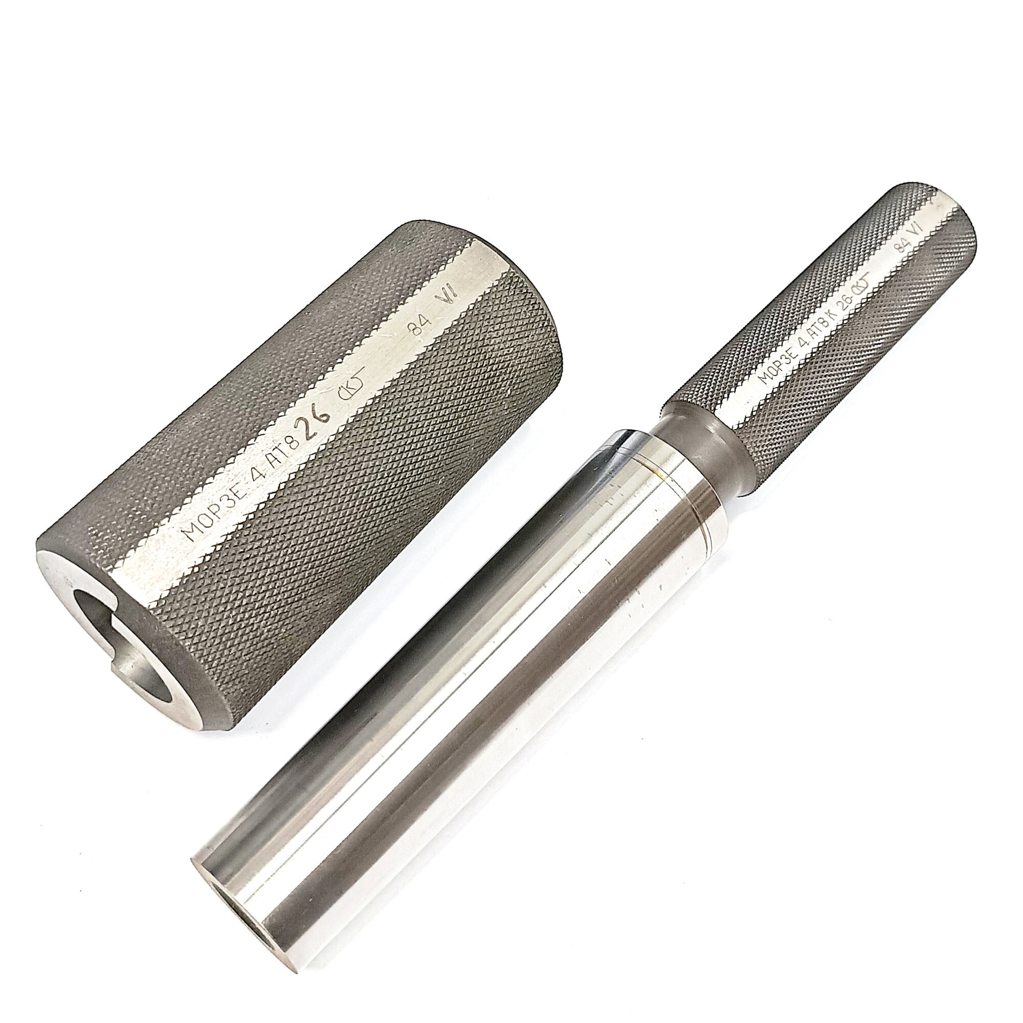 Комплект конусный калибр-втулка , конусный калибр-пробка КМ4 Морзе 4 АТ8 Тип1 ГОСТ 2849-94