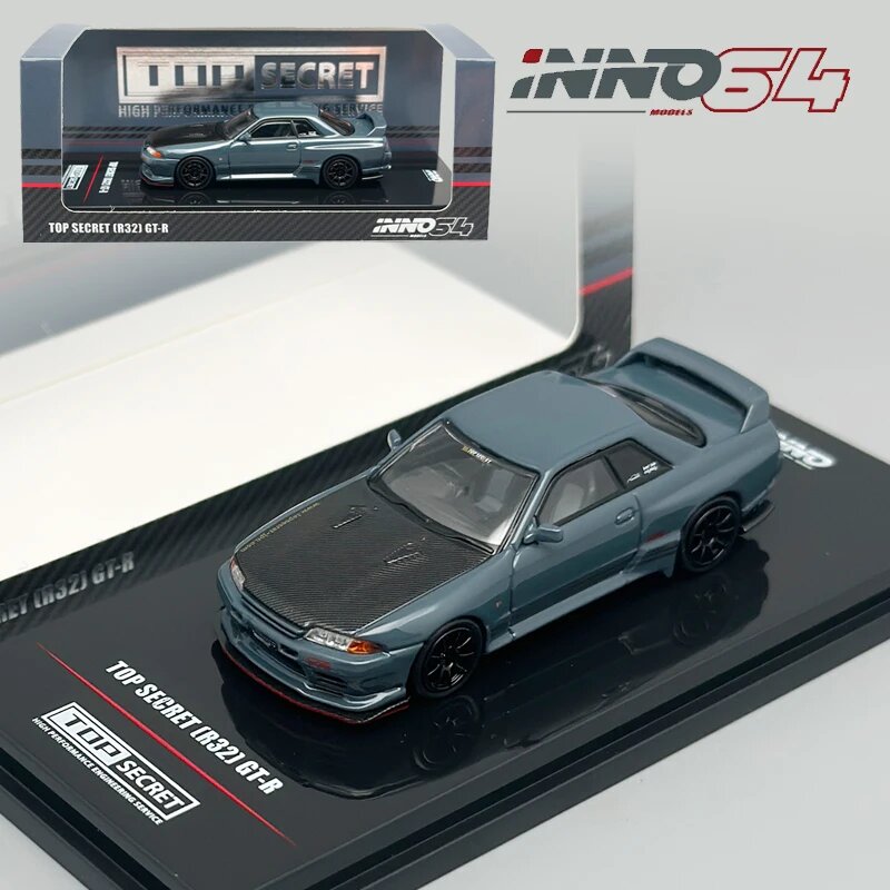INNO 1:64 TOP SECRET R32 GTR Stealth Grey