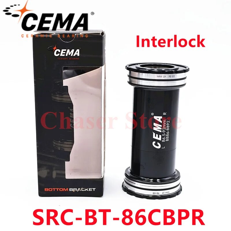 CEMA керамический подшипник каретка BB86/BB92 Черный, BB86 92-24mm