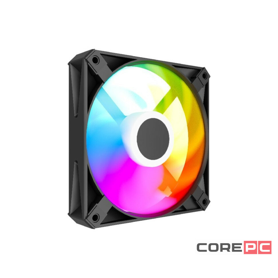 Вентилятор охлаждения для корпуса Powercase (M56-12 ARGB) Black