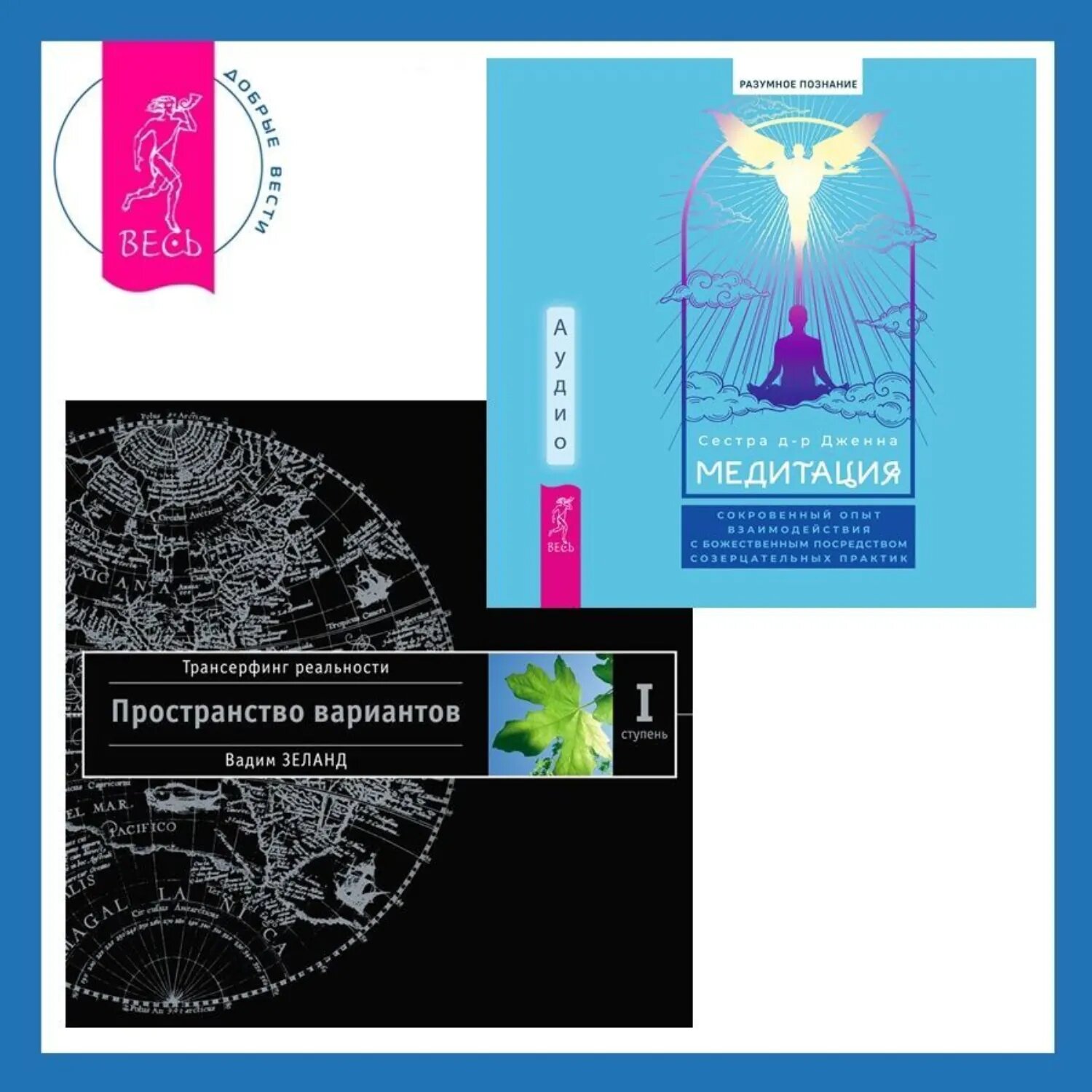 Медитация: сокровенный опыт взаимодействия с Божественным посредством созерцательных практик. Трансерфинг реальности. Ступень I: Пространство вариантов [Аудиокнига]