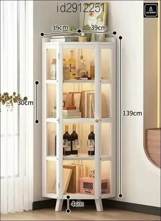 Шкаф-витринах108 см