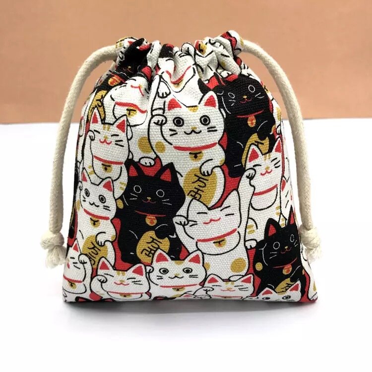 Miniso Кошелек для монет Дораэмон, караоке-цепочка, мягкий, компактный, портативный, милый мультяшный принт, креативный женский кошелек для монет.