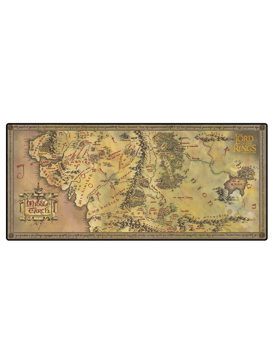 Коврик для рабочего стола Pyramid International "Властелин Колец", игровой, 81x36 см