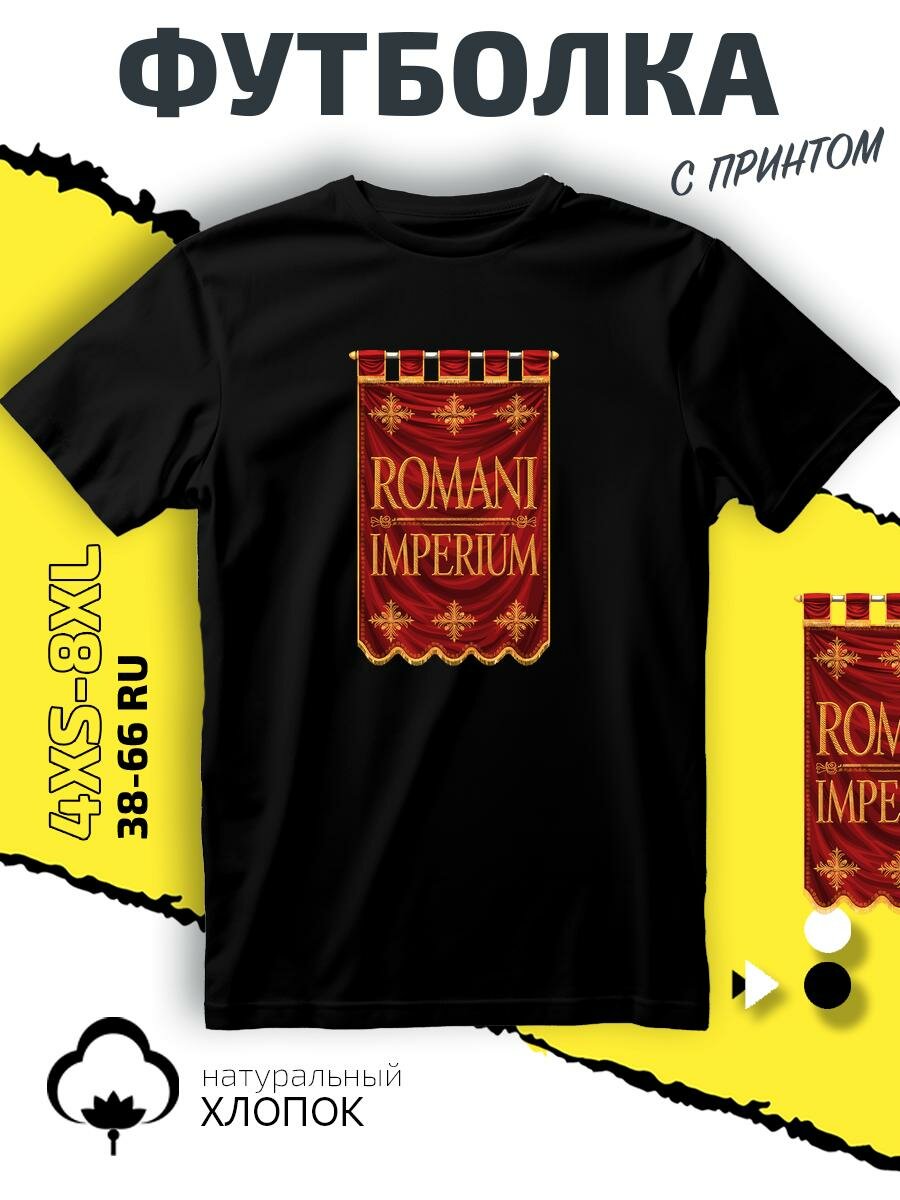 Футболка Римская Империя исторический баннер