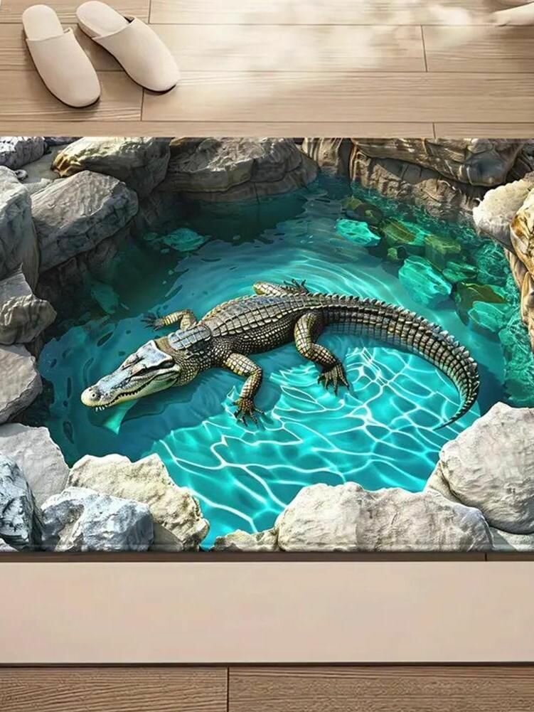 3D стереоскопический напольный коврик