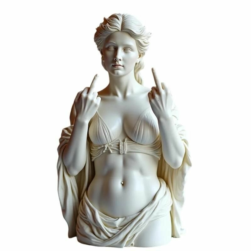 Венера с средним пальцем, - G