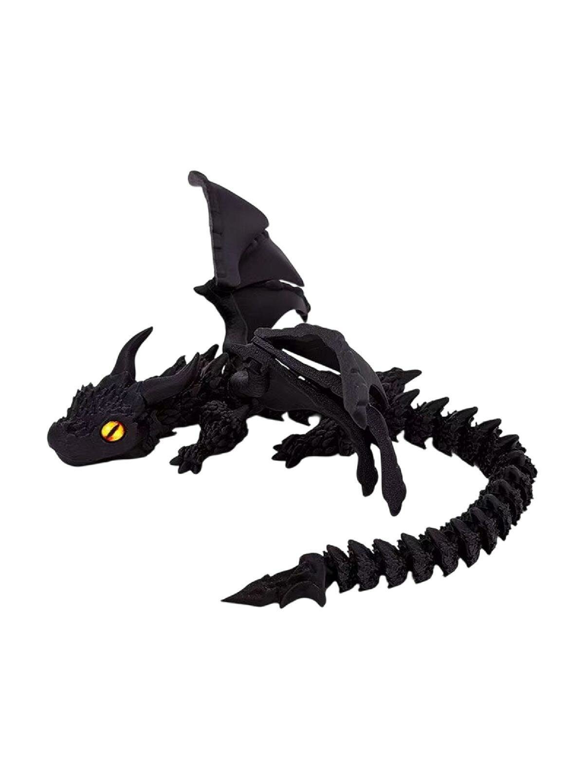 Модная статуэтка дракона Украшение столешницы Легкий Рождественский подарок