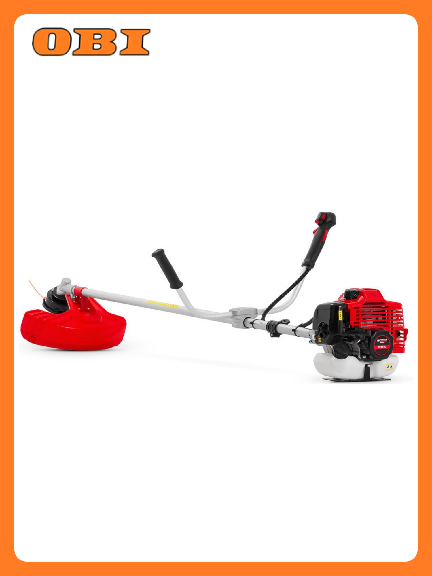 Триммер бензиновый Мобил К Комфорт XT451C, верхнее расположение двигателя, 52 куб. см 2 л. с