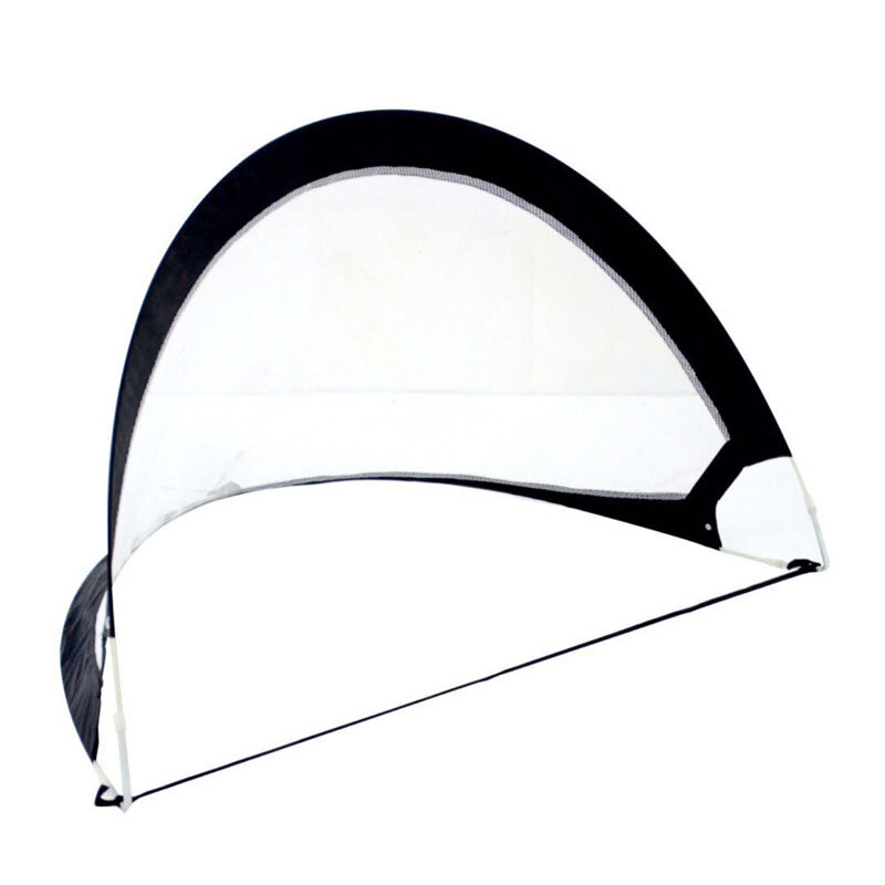 Детская Футбольная Сетка Портативная Сетка для Футбольных Ворот для Игры на Открытом Воздухе Тренировочная Черная