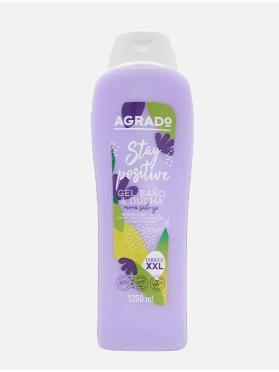 Гель для душа AGRADO stay positive wild blackberry