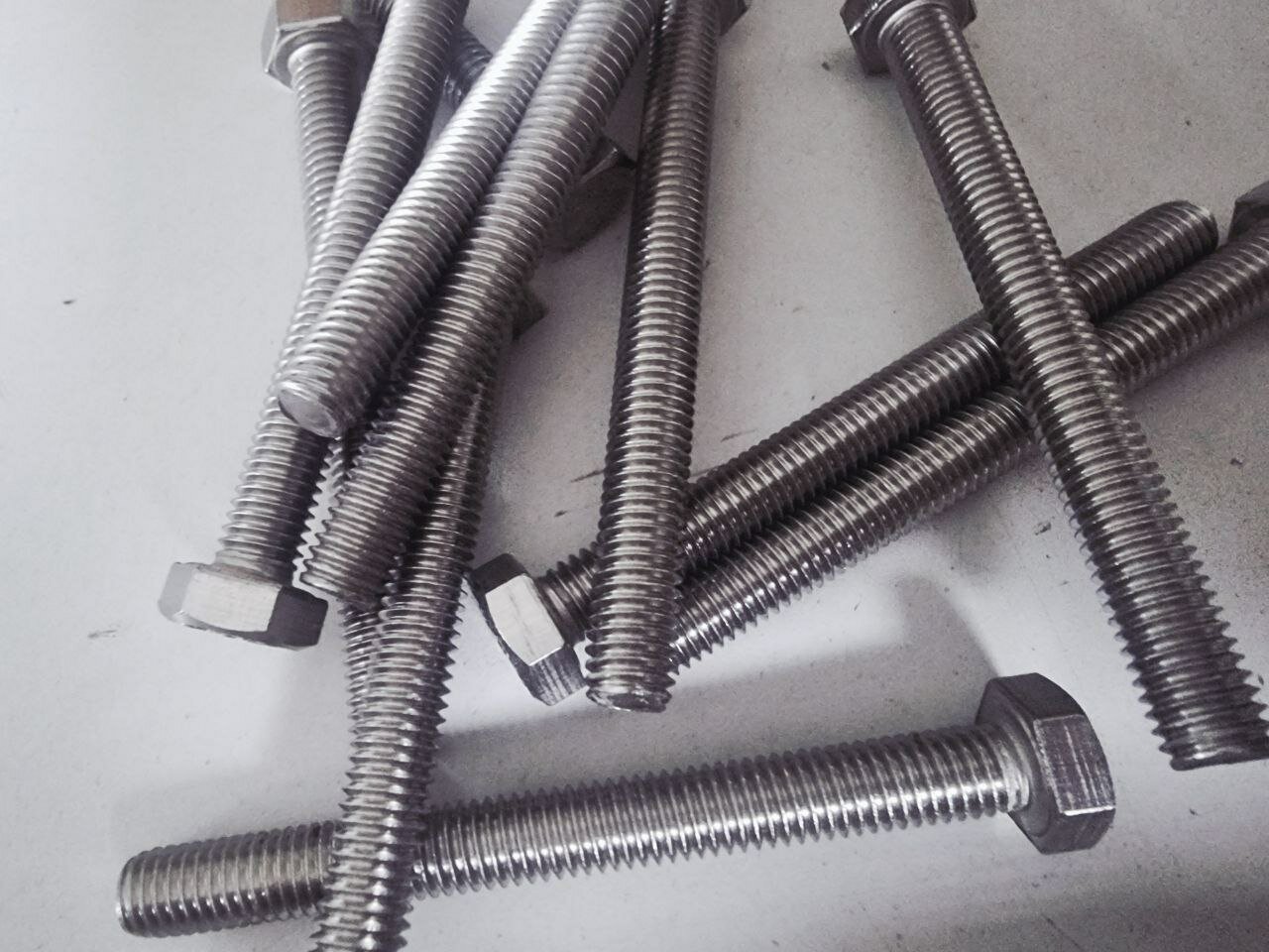 Болт с шестигранной головкой с метрической мелкой полной резьбой SW13 А2 DIN 933 м 8*8 (33шт-1 уп) Wurth, Германия