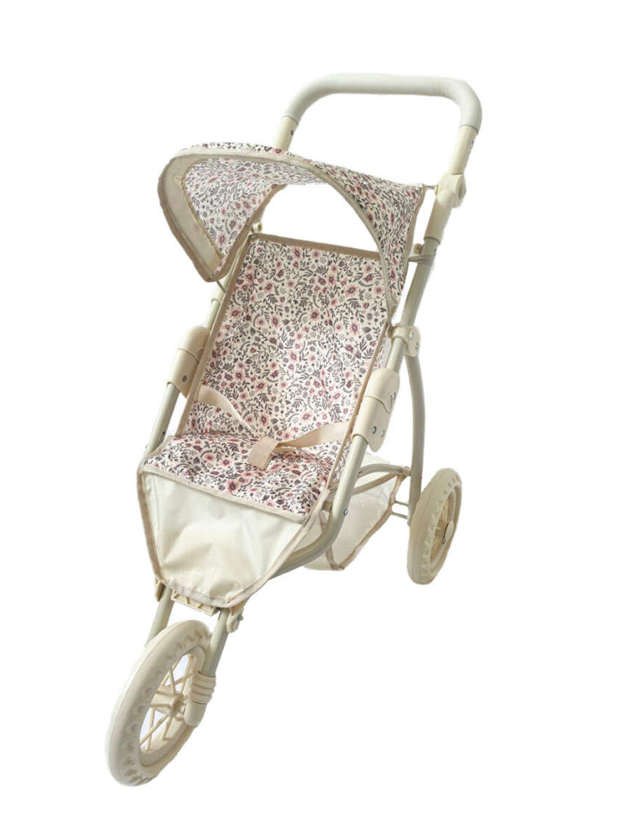 Synergy Трехколесная коляска с тентом и корзиной бежевая Мильфлер 9354/цвет №3 с 3 лет