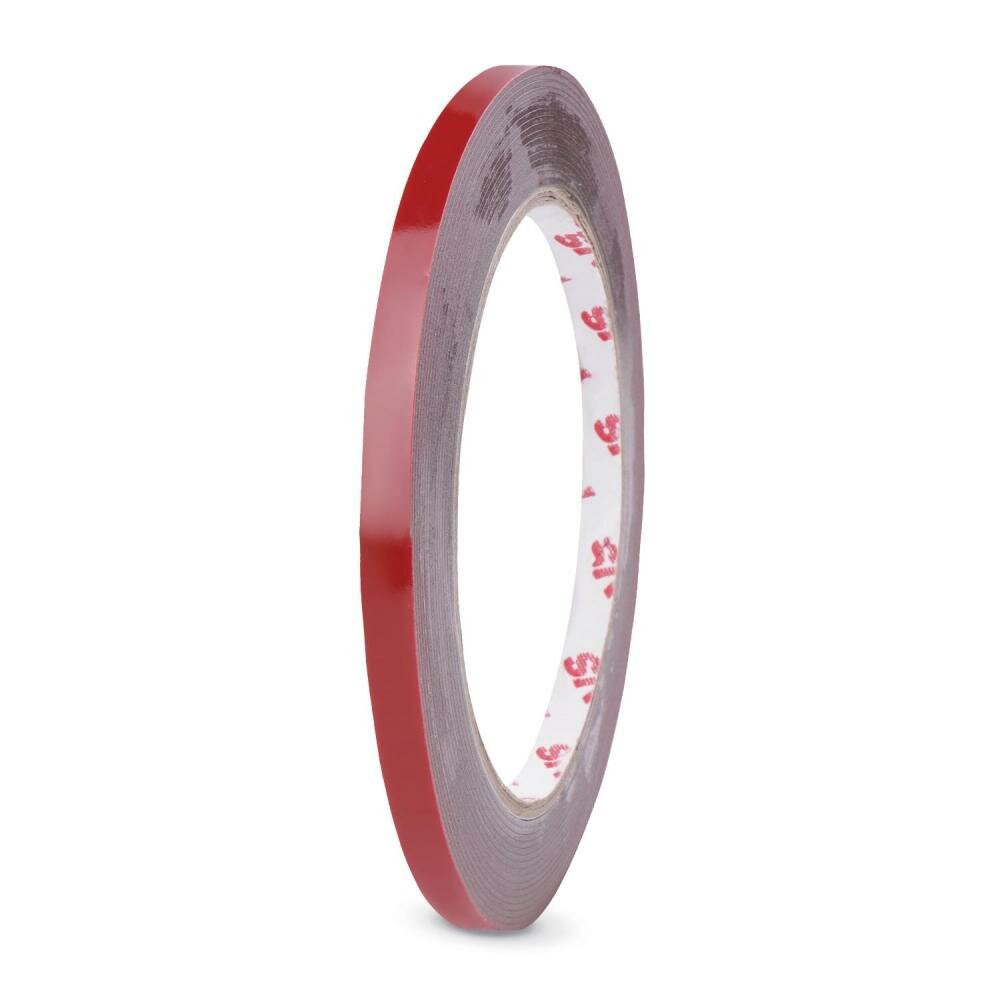 Скотч двусторонний AVS SCH-029 6 mm x 5 m акриловая основа (серая)