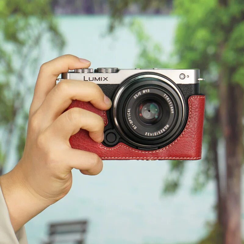 Чехол для фотоаппарата Panasonic S9, сумка через плечо из ретро-кожи для S5M2 второго поколения, защитный чехол для