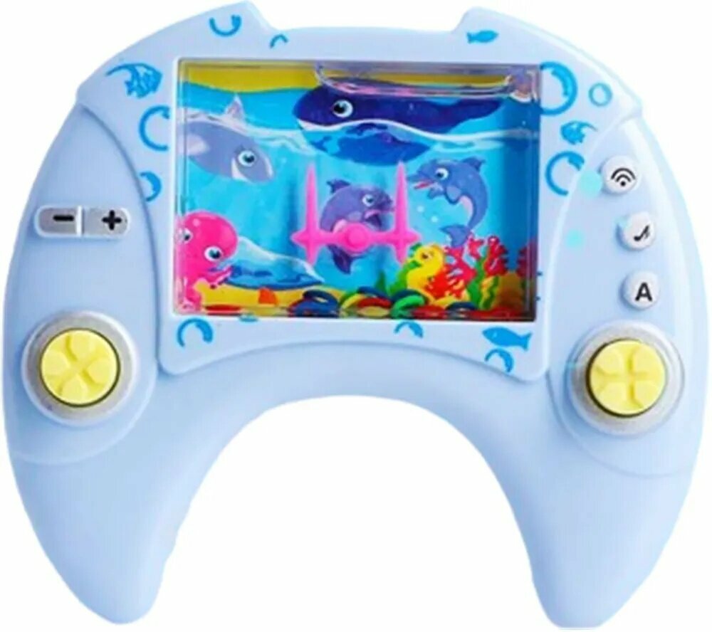 Развивающая водная игра "Море" с кольцами для детей, развитие внимательности, логики, мышления и мелкой моторики, тетрис с колечками, игрушка антистресс в дорогу, кольцеброс, цвета микс